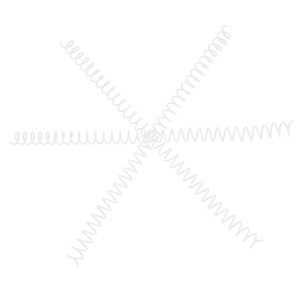 20pcs 30 Hole LoosE leaf Plastic Binding Ring Spring Spiral Rings for ...