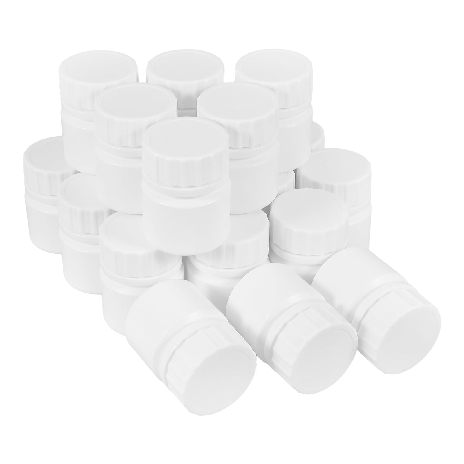 20pcs 30ml Plastic Bottles With Screw Cap Lab Chemical Reagent Bottles ...