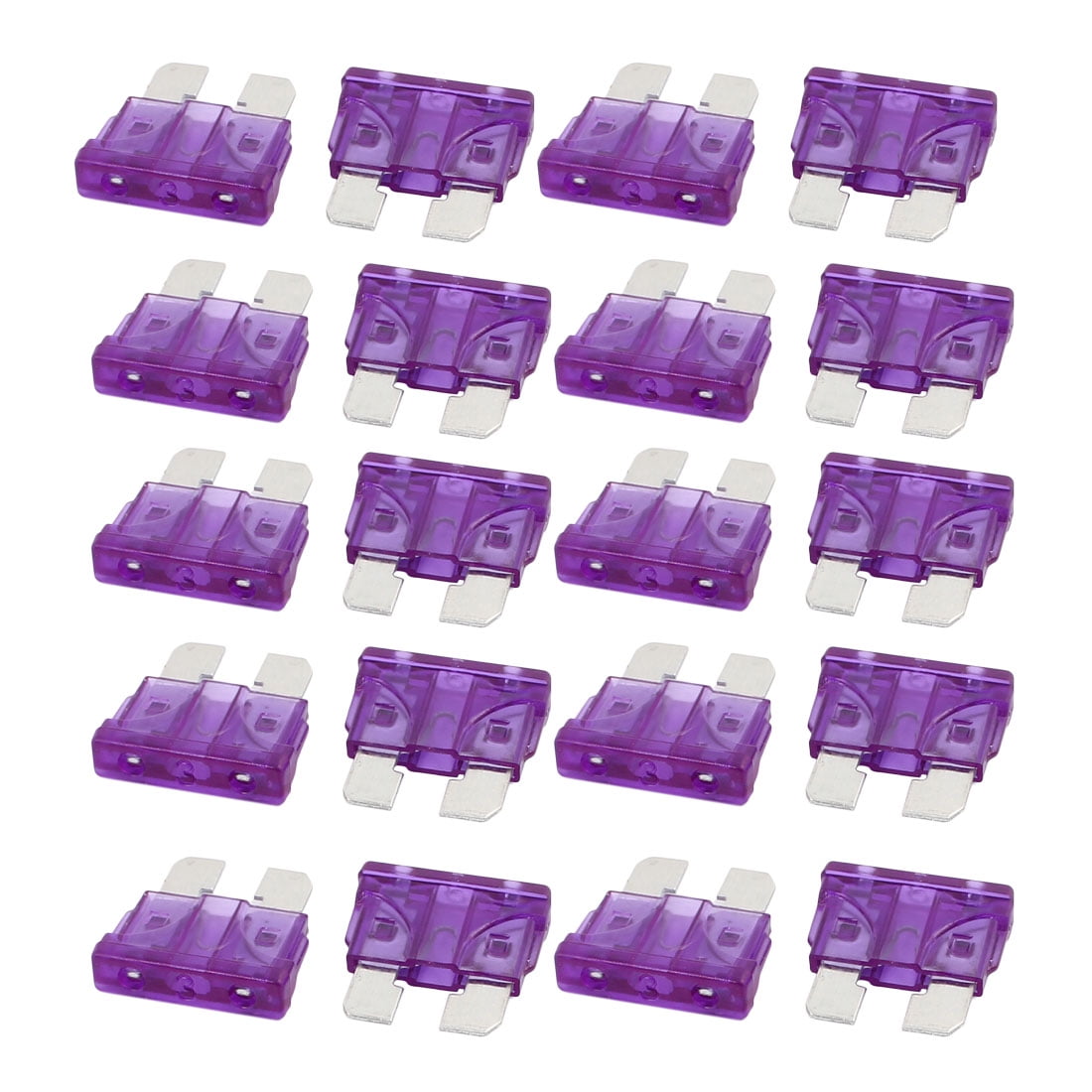 20pcs 3A Car Fuse Auto Truck SUV Fuses Miniature Fuse Purple - Walmart.com