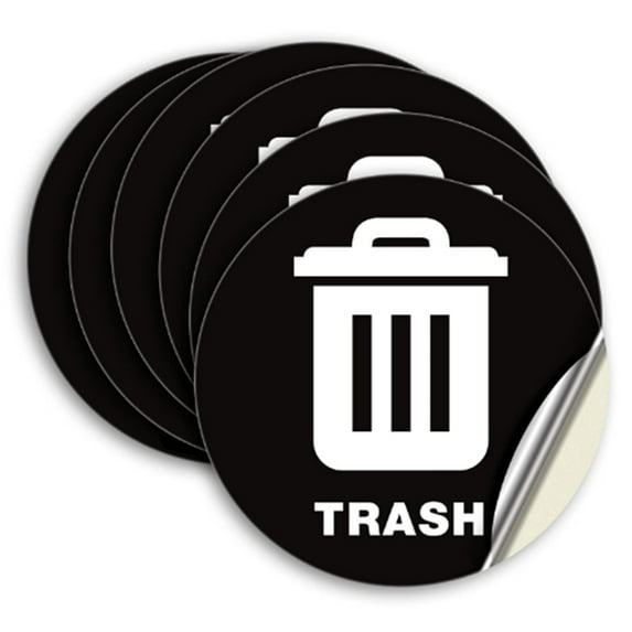 20pcs 5 Inch Special Trash Can Sticker Logo Waterproof Sticker ...