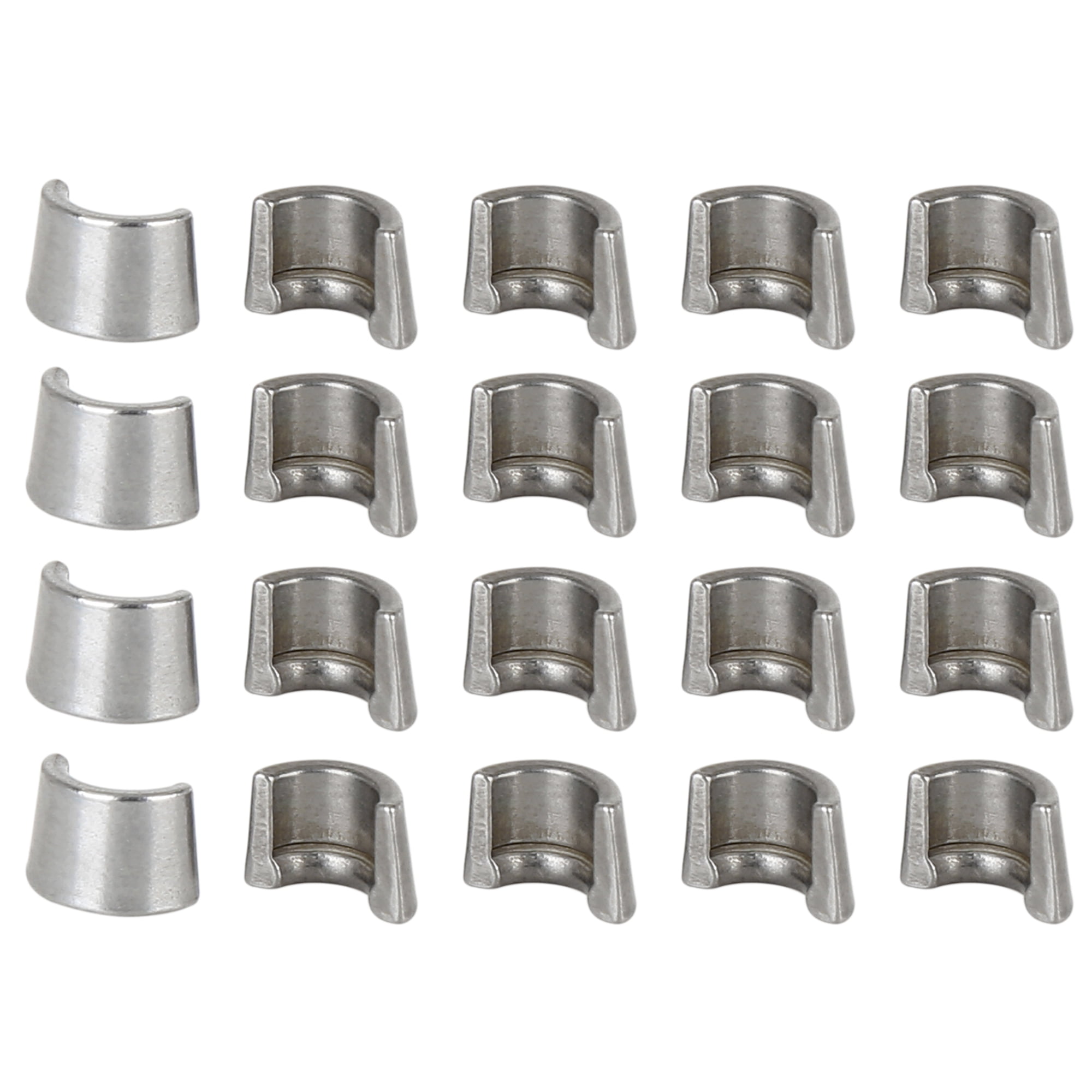 20pcs 7mm Valve Stem Diameter Hardened Valve Keeper Locks Steel Race ...