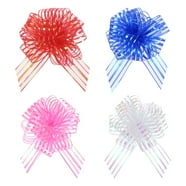 "Holiday Assorted Christmas Gift Pull Bows - 5"" Wide, Set of 9, Red ...