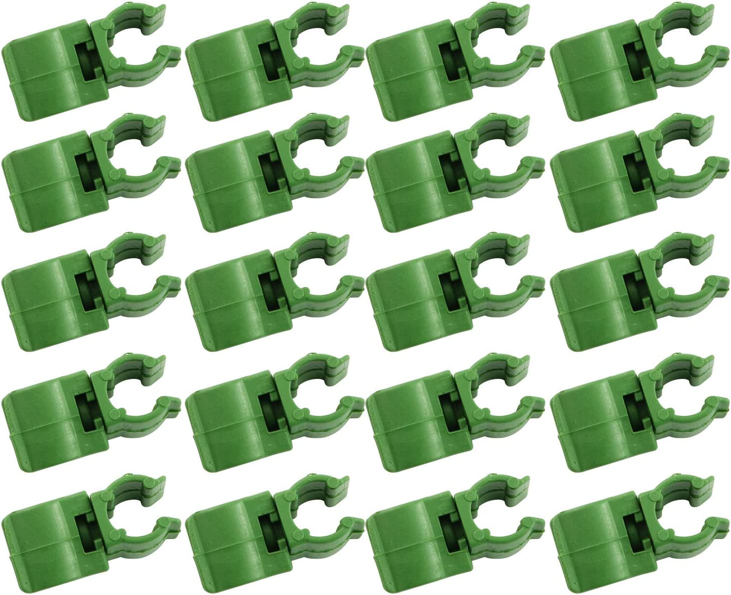 20pcs Adjustable Plastic Connectors Green Flower Rattan Plastic Buckle ...