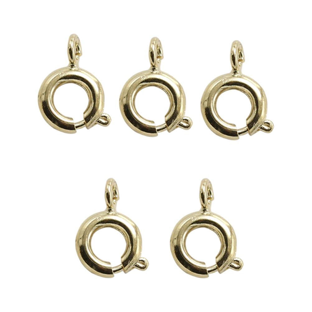 20pcs Alloy Spring Ring Clasps Connection Clasp DIY Jewelry Making ...