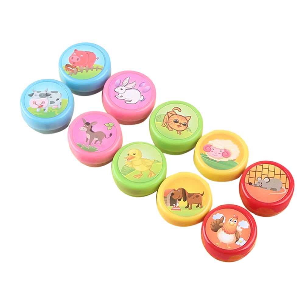 20pcs Animal Stampers Toy for Kid Arts Crafts Paper Drawing Play Party ...