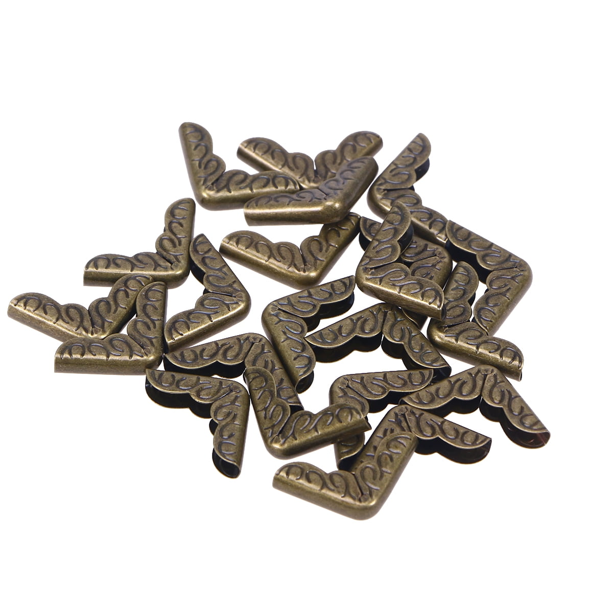 20pcs Antique Brass Metal Book Scrapbooking Notebook Albums Menus ...