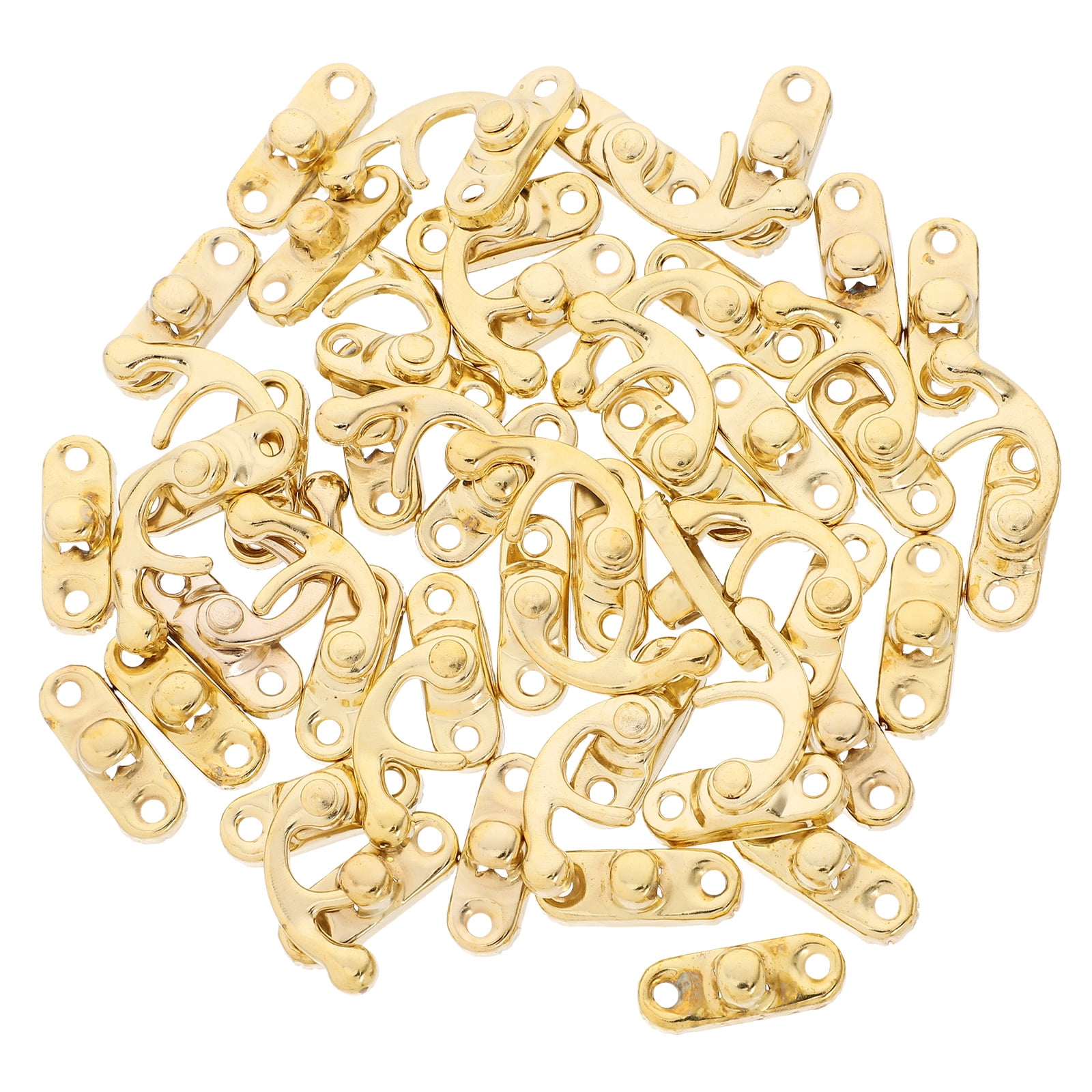 20pcs Antique Golden Hasp Latch Vintage Style Toggle Hooks for Jewelry ...