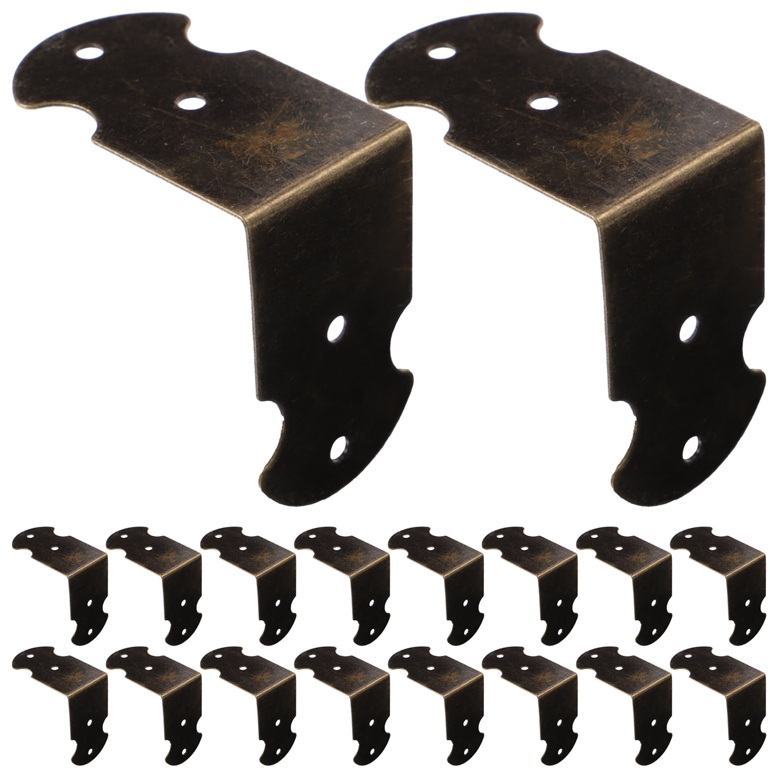 20pcs Antique Wooden Box Corner Guards Chinese Style Jewel Case Corners Box Corner Protectors ...