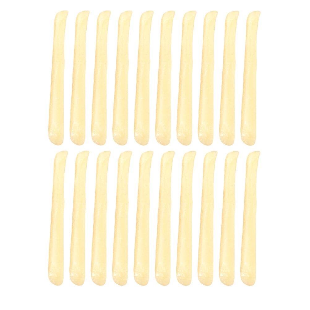 20pcs Artificial French Fries Photo Prop Food Simulation Random Length ...