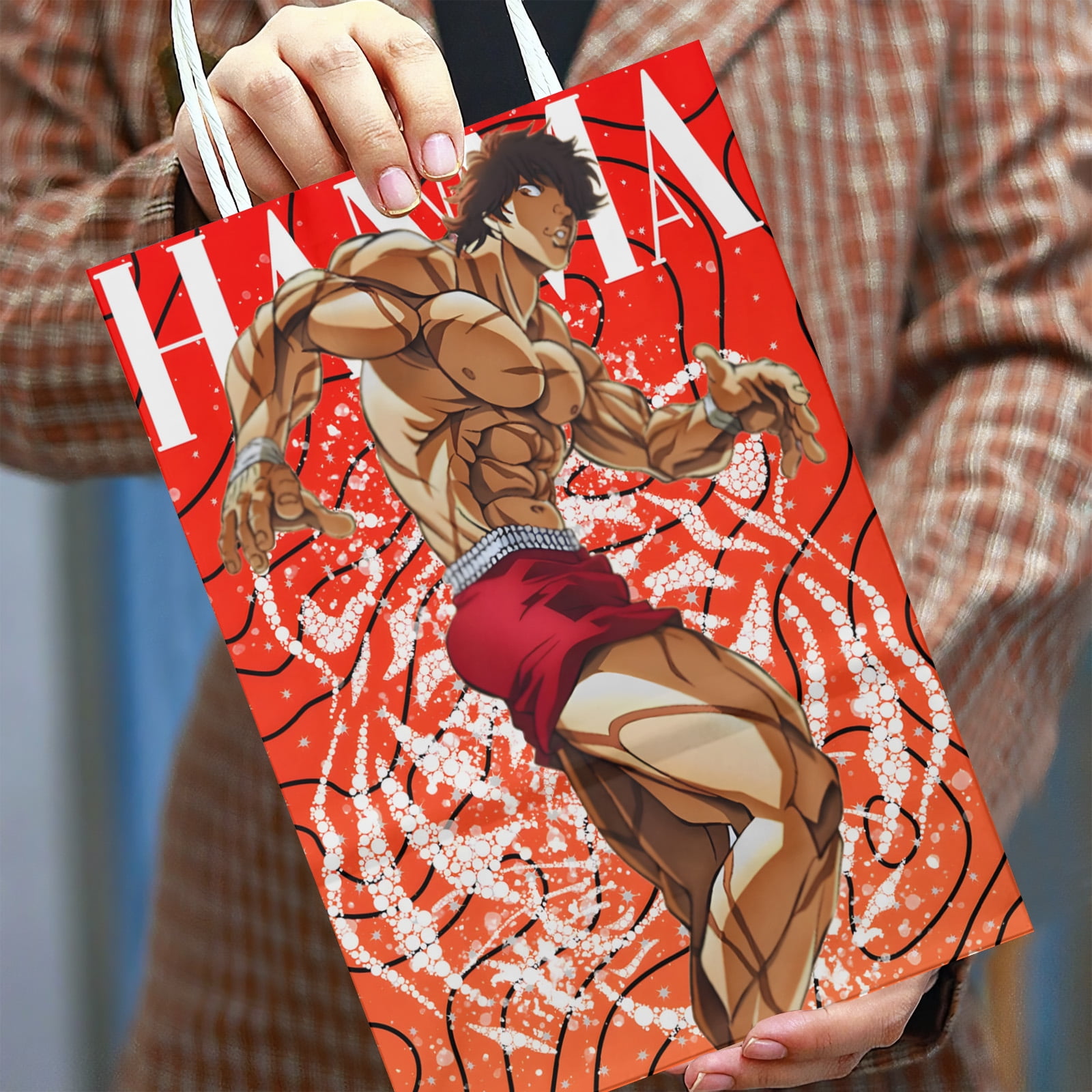 20pcs Baki Hanma Party Bags, Anime Cartoon Gift Bags, Cartoon paper ...