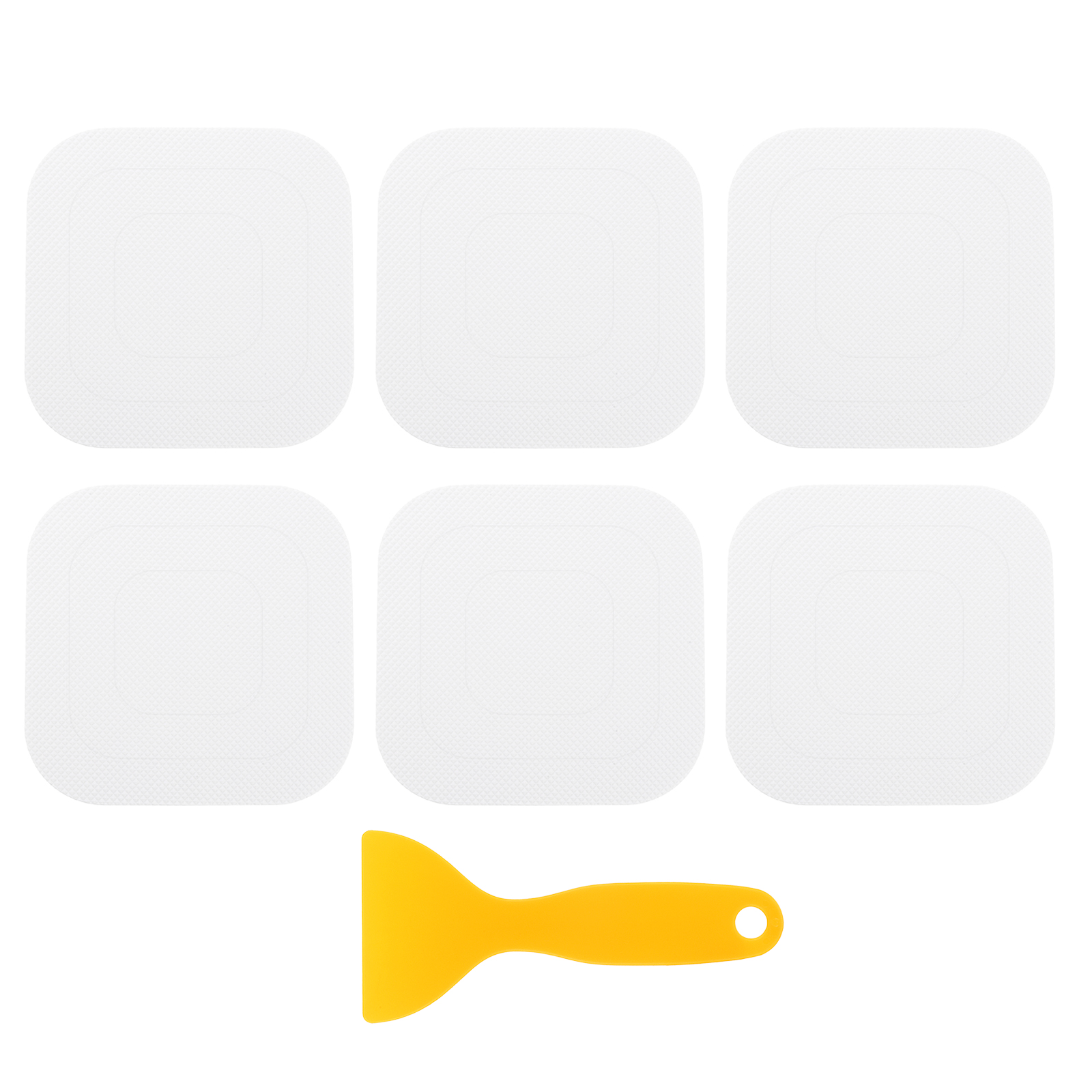 20pcs Bathtub Stickers Shower Treads Non Slip Grip Strips with Scraper ...