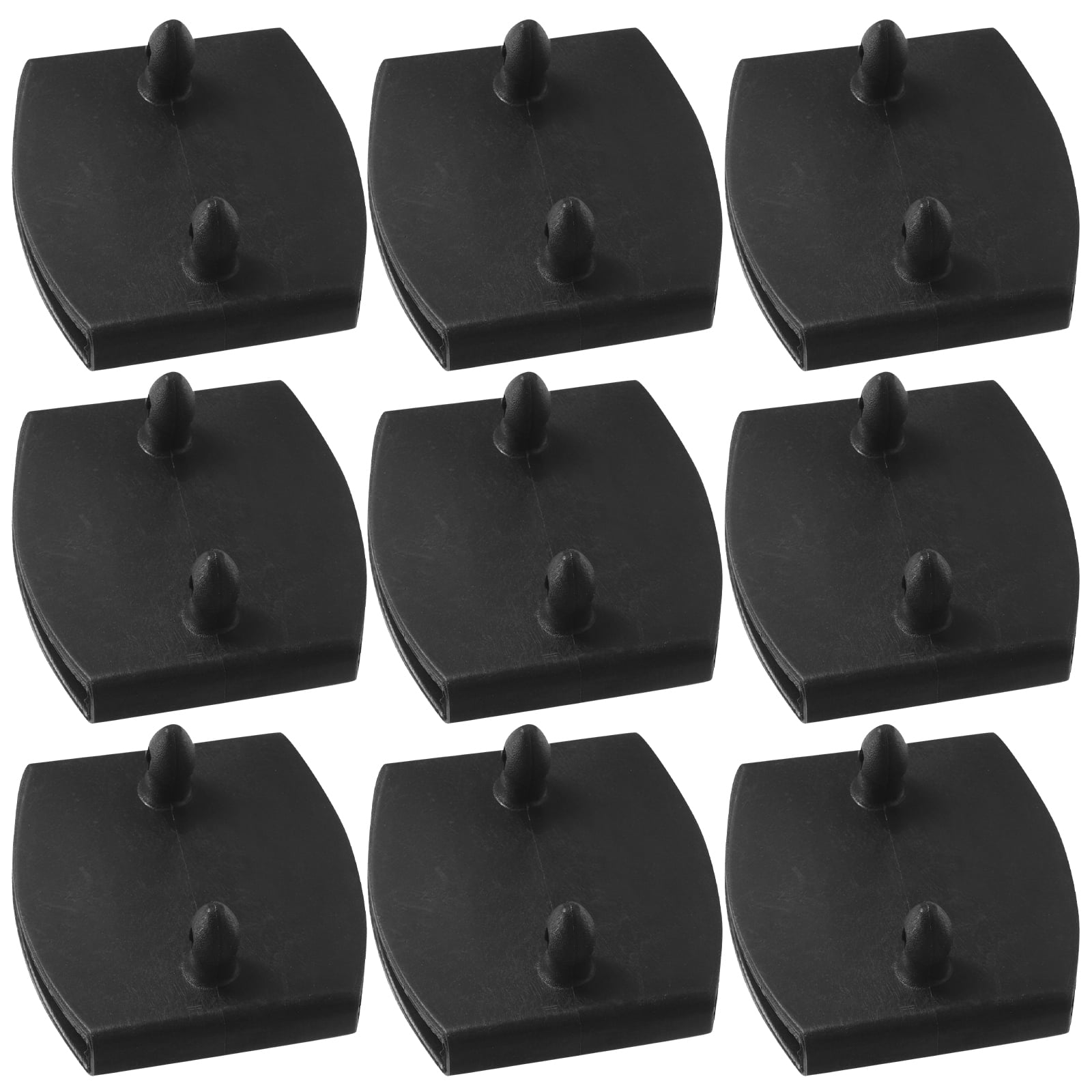 Raindrops Black Plastic Bed Slat Holders, Reliable End Caps for ...