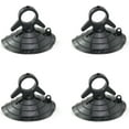 20pcs Black Plastic Suction Cup 4.5CM Glossy Dovetail Automotive Transparent Glass Suction Cup ...