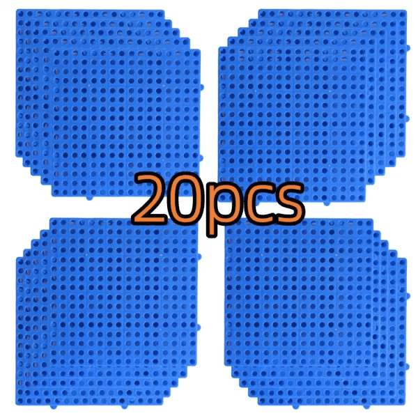 20pcs Blue drainage tiles, deck tiles, outdoor floor tiles, outdoor ...