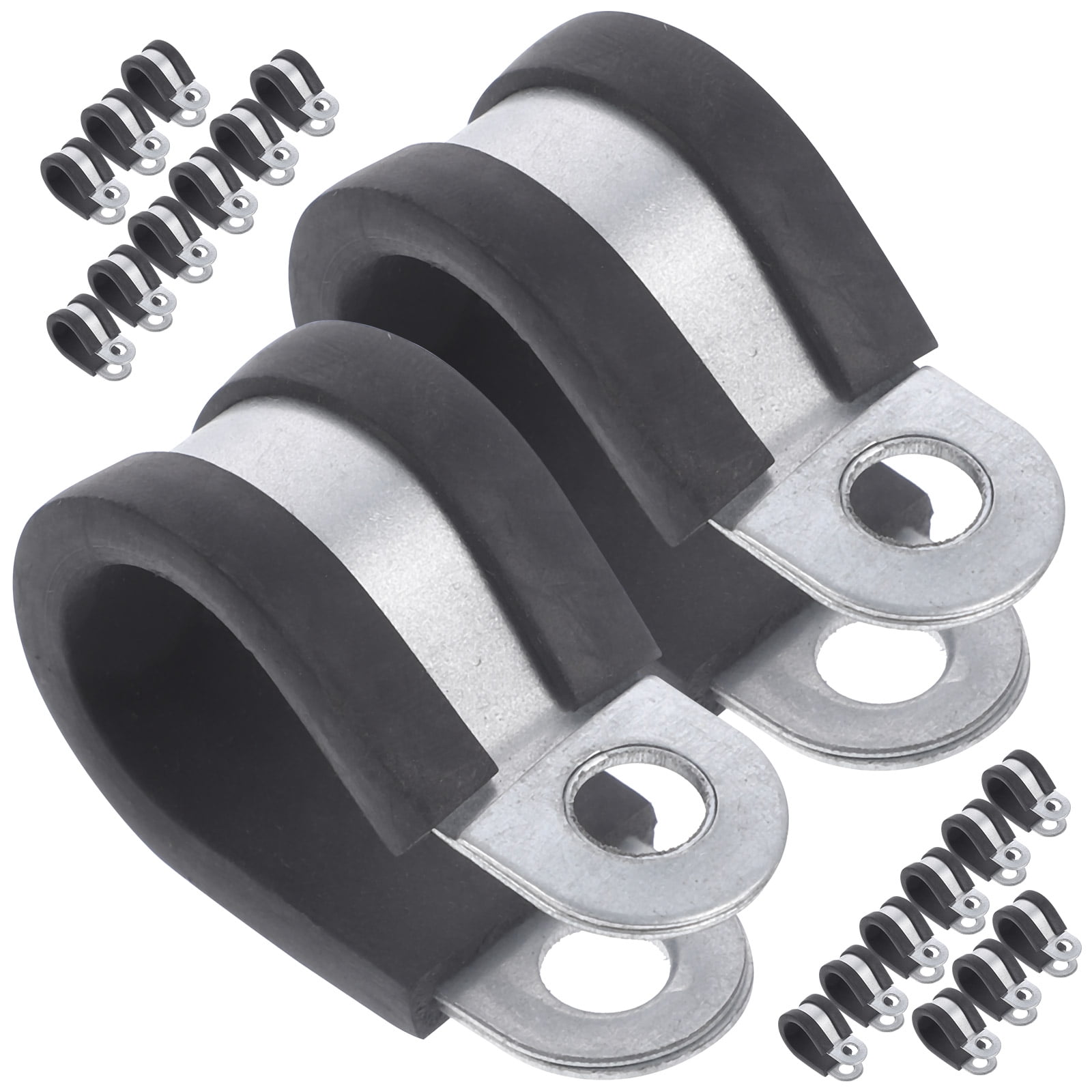 Raindrops Pipe Clamp Simple Design 20Pcs 1.85X1.06X0.79In - Walmart.com