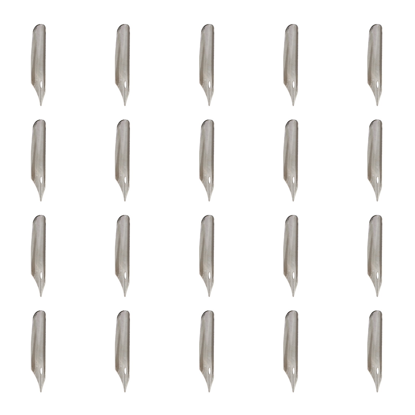 20pcs Calligraphy Pen Nibs Stainless Steel Dip Pen Nibs Fountain Pen ...