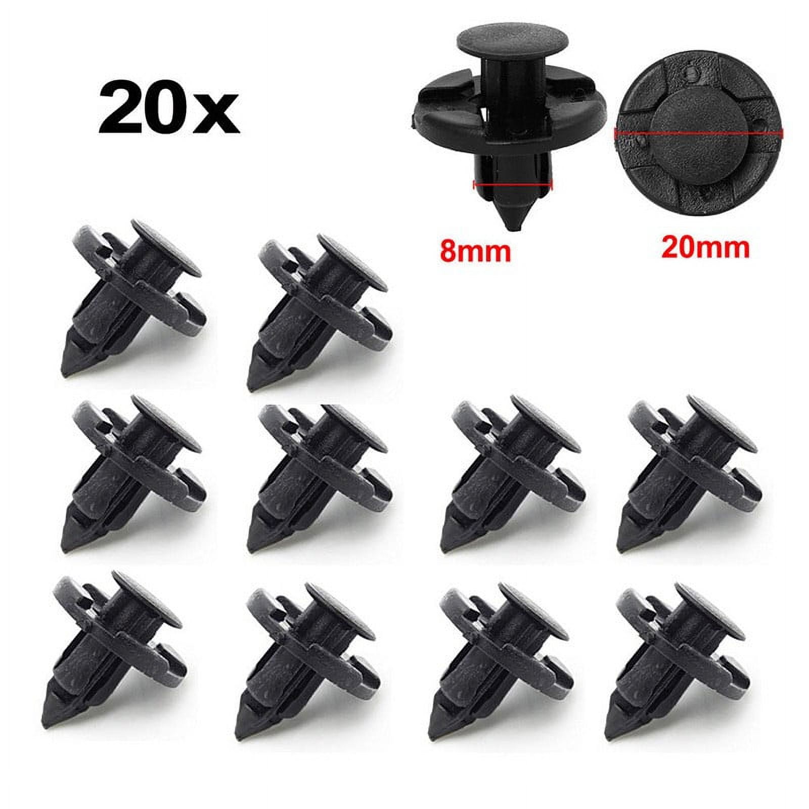 20pcs Car Plastic Rivet Fastener Mud Flaps Bumper Fender Push Clips for ...