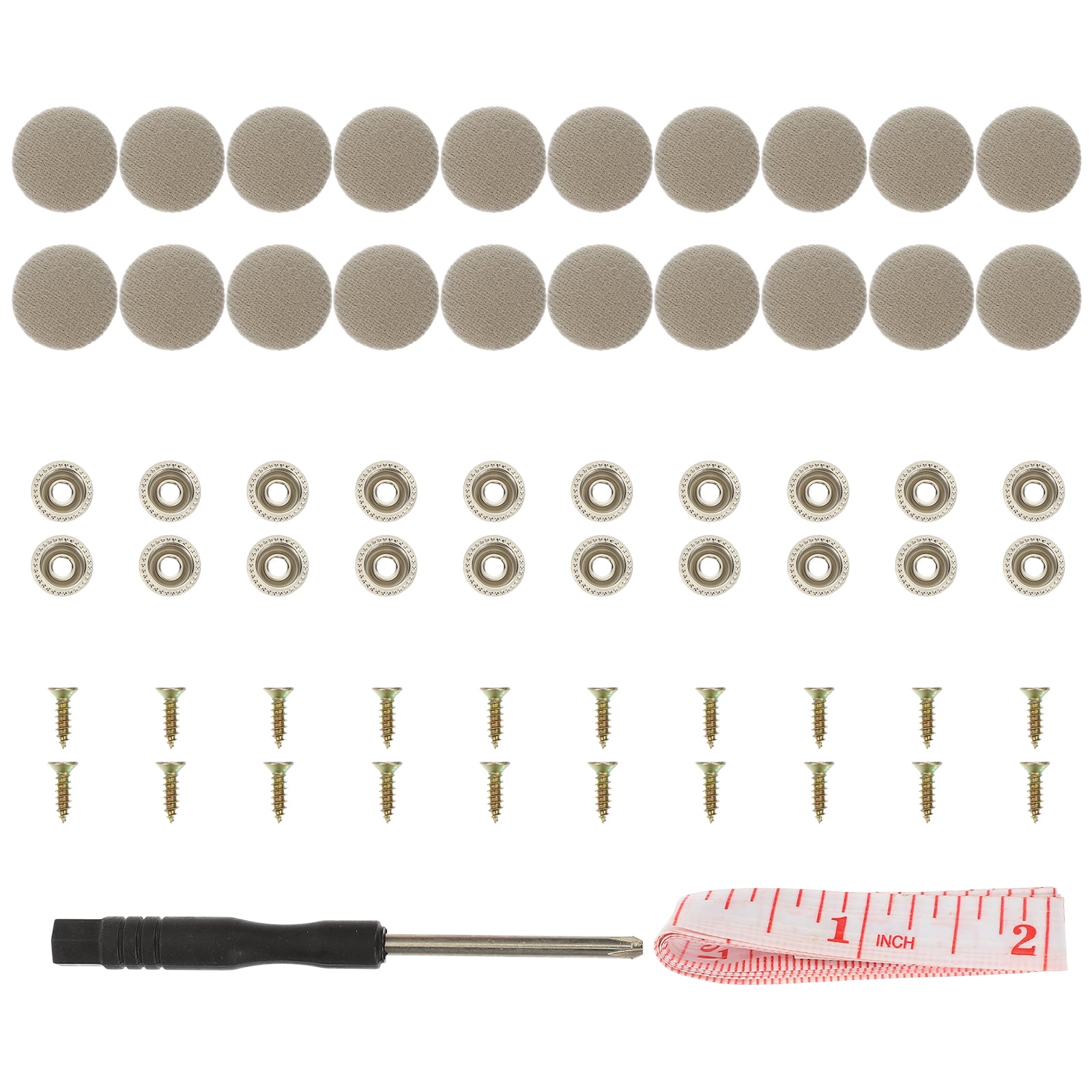 Raindrops 20pcs Car Roof Lining Repair Kit Car Roof Headliner Buttons ...