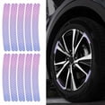 20pcs Car Wheel Reflective Decorative Strip Night Safety Warning ...