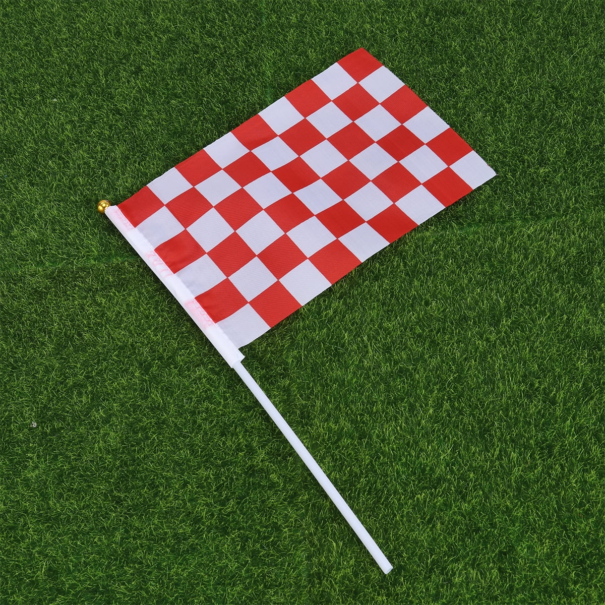 20pcs Checkered Racing Flags with Stick Mini Hand Held Race Car Flags ...
