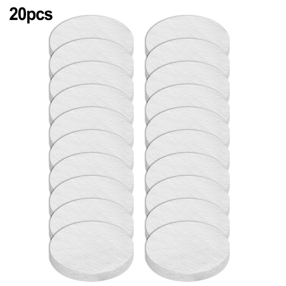 20pcs Circular Wool Wicks for Tabletop Fireplaces 2.4×0.4in-Easy to ...