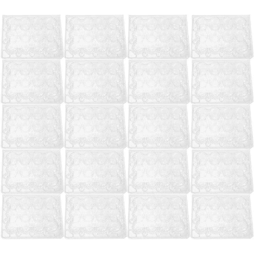 20pcs Clear Quail Egg Trays Packaging Boxes Transparent Quail Egg Boxes ...