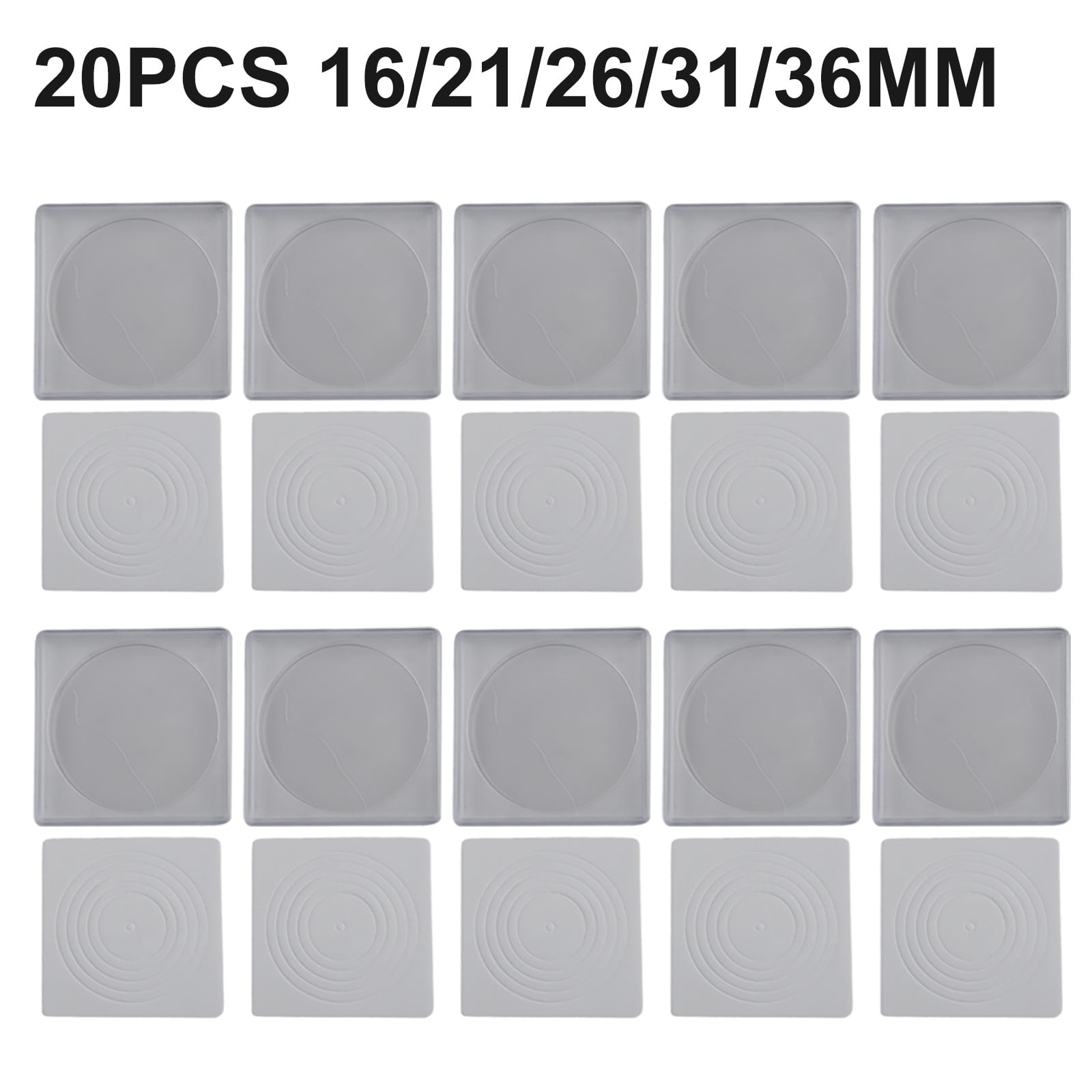 20Pcs Collection Organizer Storage Box Coin Capsule Case Container ...