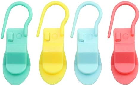 20pcs Colorful Safety Pins Knitting Crochet Locking Stitch Needle Clip ...