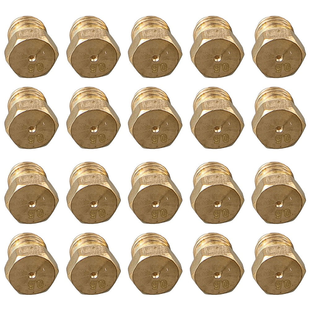 20pcs Copper Burner Nozzle 0.5mm Propane Burner Orifice Kit For LPG ...