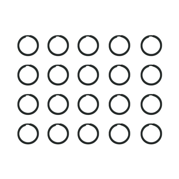 20pcs Corrosion-Resistant Split Keyrings for Organizing Keys, Outdoor ...