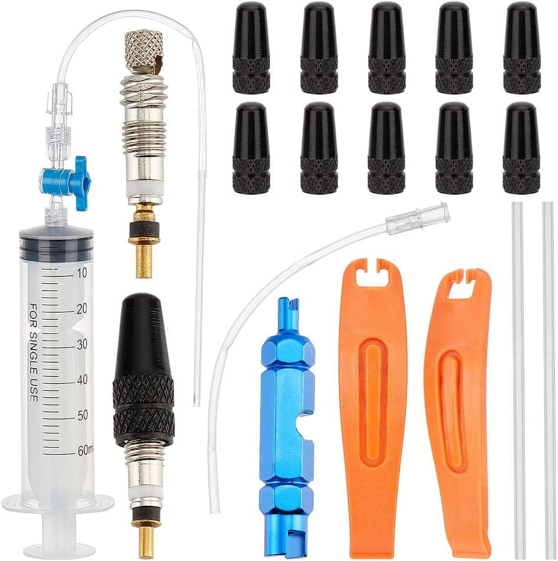 20pcs Cycling Syringe Kit Sealant Injector Syringe Set Bicycle Tubeless ...
