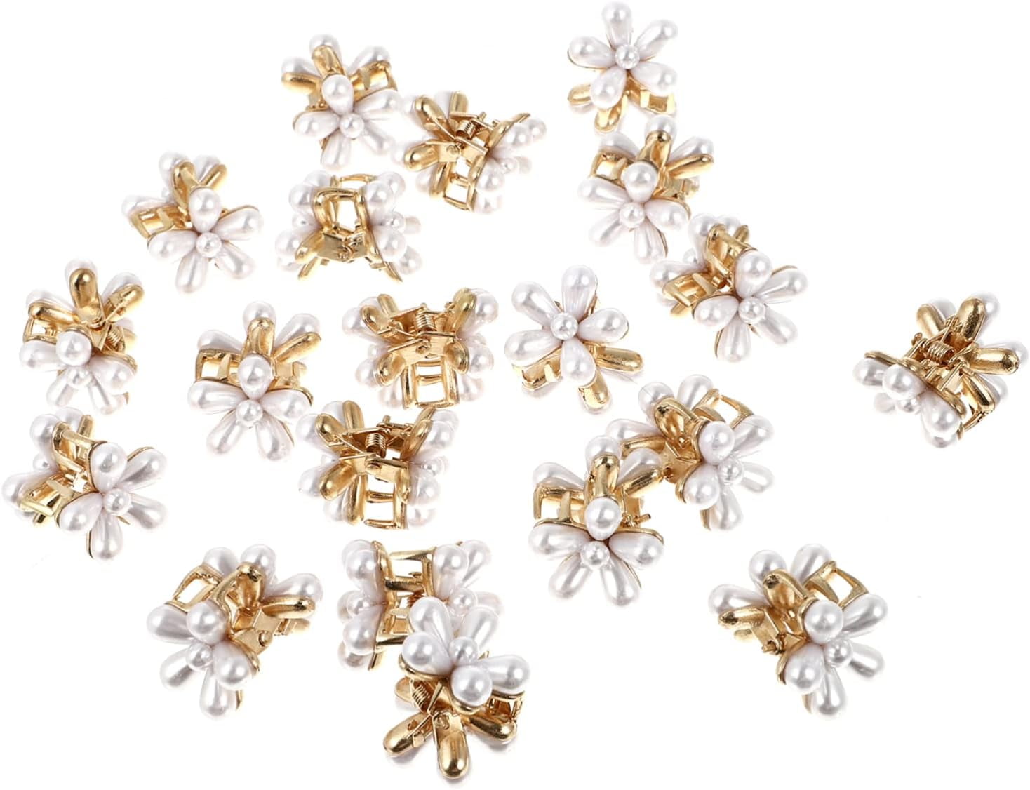 20pcs Daisy Hair Clips French Hair Pin Mini Clips for Hair Wedding Hair ...