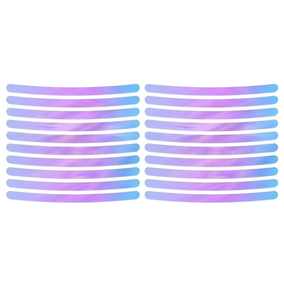 20pcs Decorative Stripe Decal Stickers Motorcycle Tire Rims Night ...