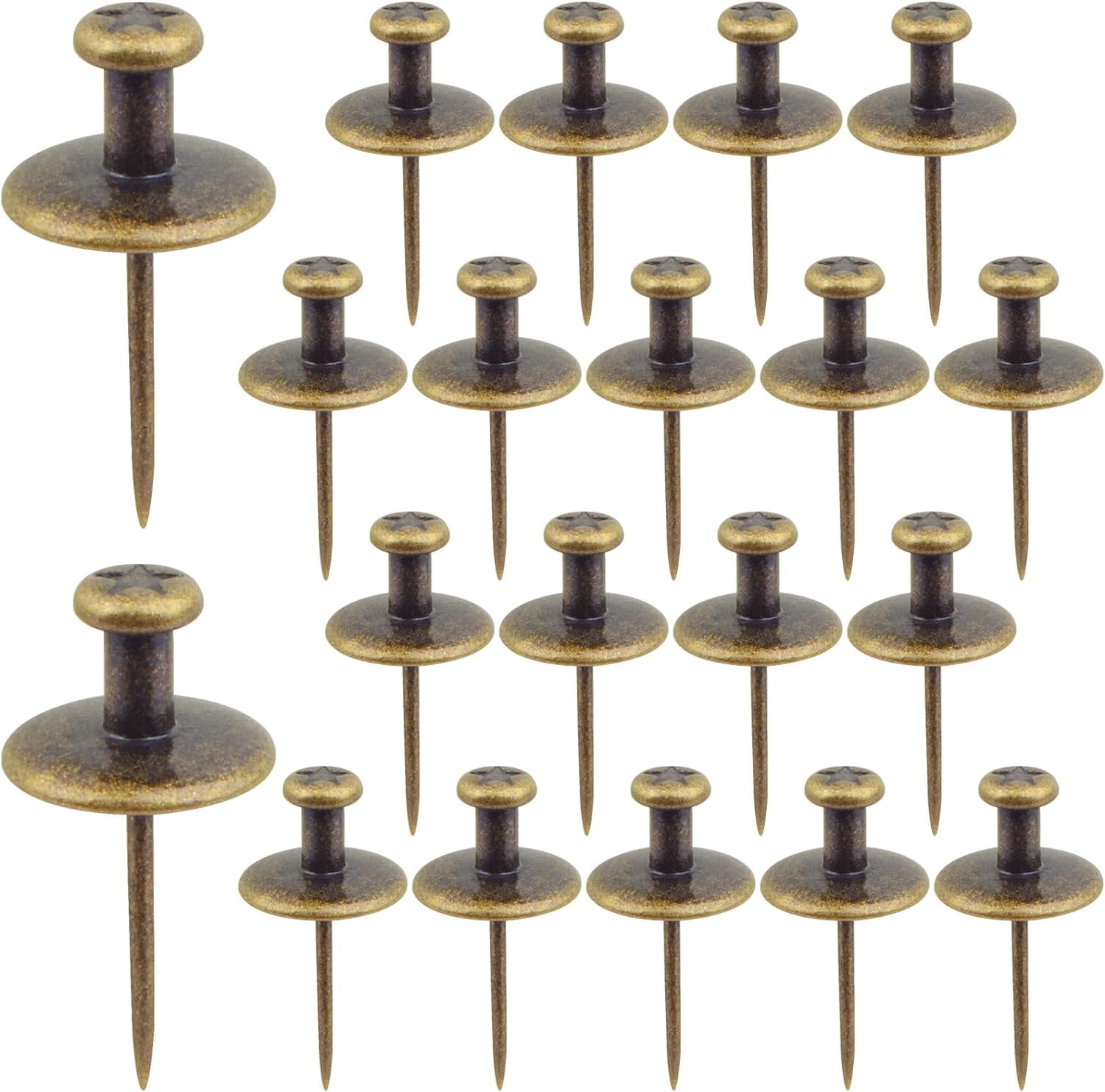 20pcs Double Head Large Push Pins Zinc Alloy Long Pushpin Thumb Tacks ...