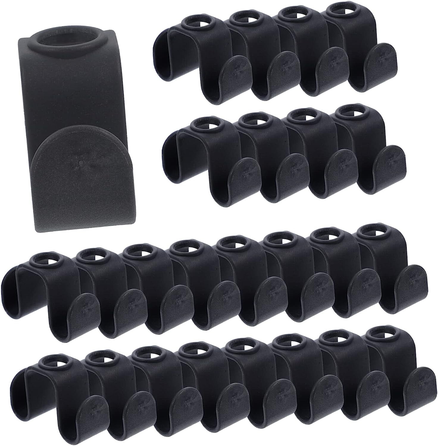 20pcs Double Sided Hanger Hook Metal Clothing Rack Hangers for Clothes ...