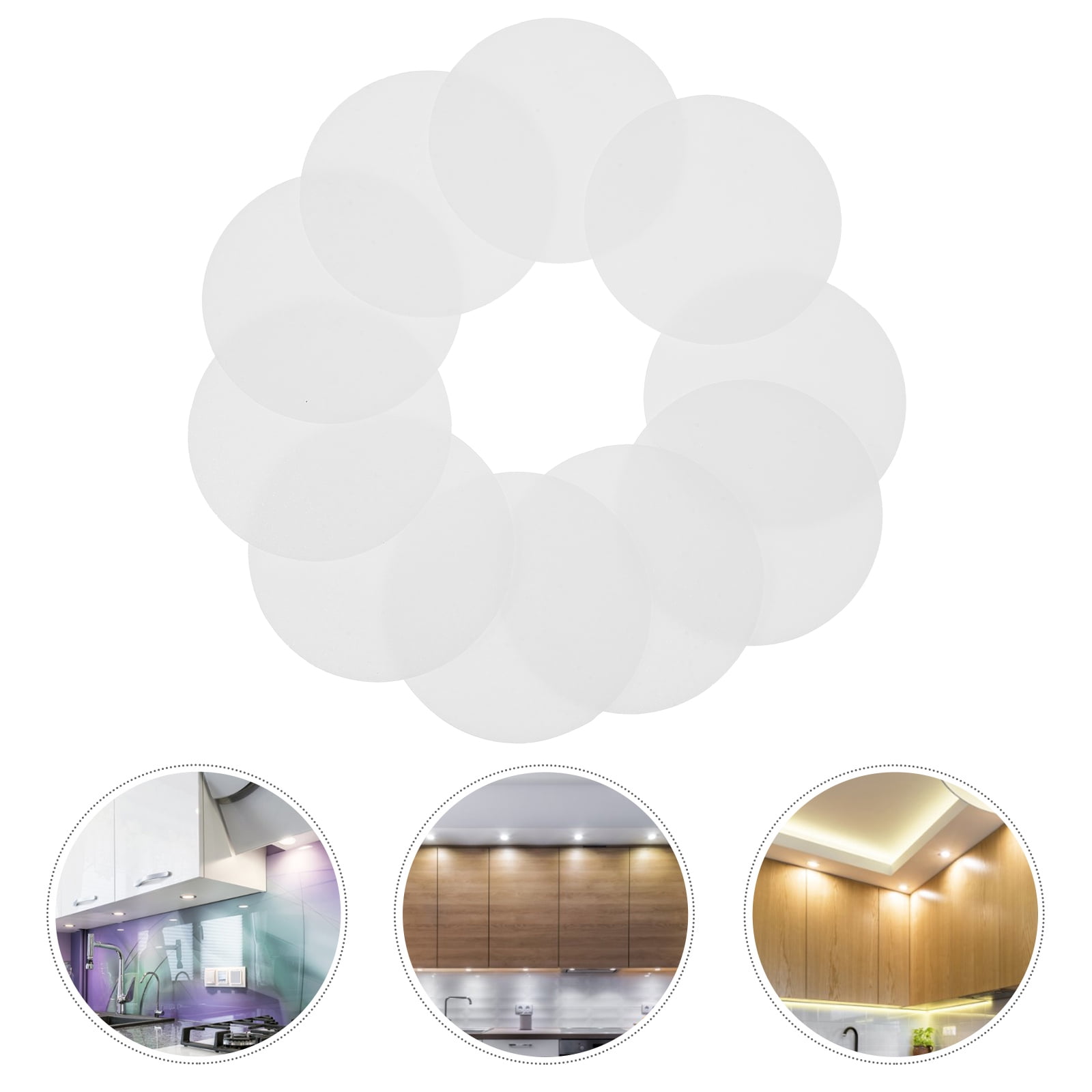 20pcs Downlight Lampshade Diffusers Hanging Lamp Barriers Diffusion ...