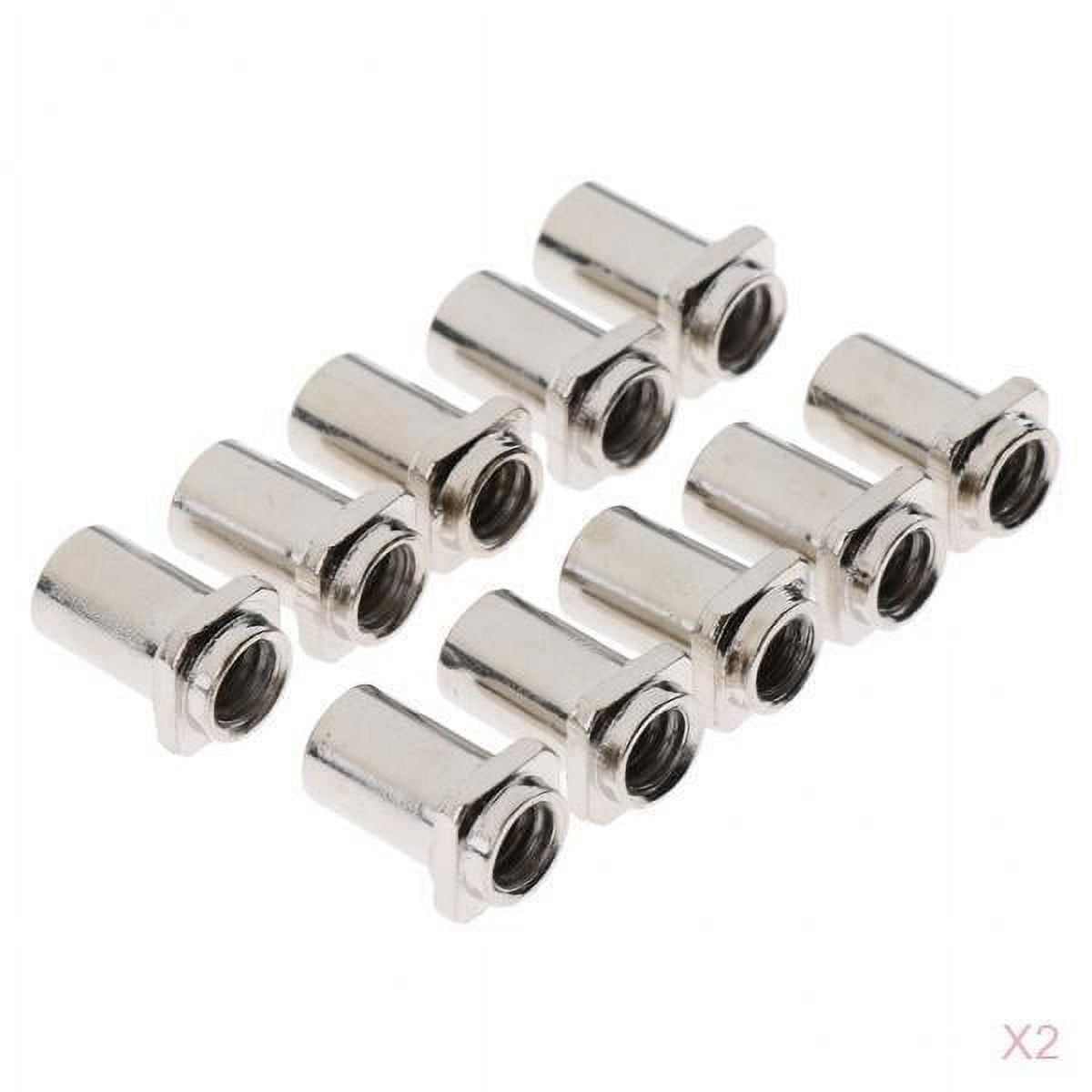 20pcs Drum Lug Swivel Nuts For Drum Set Replacement Accessories ...