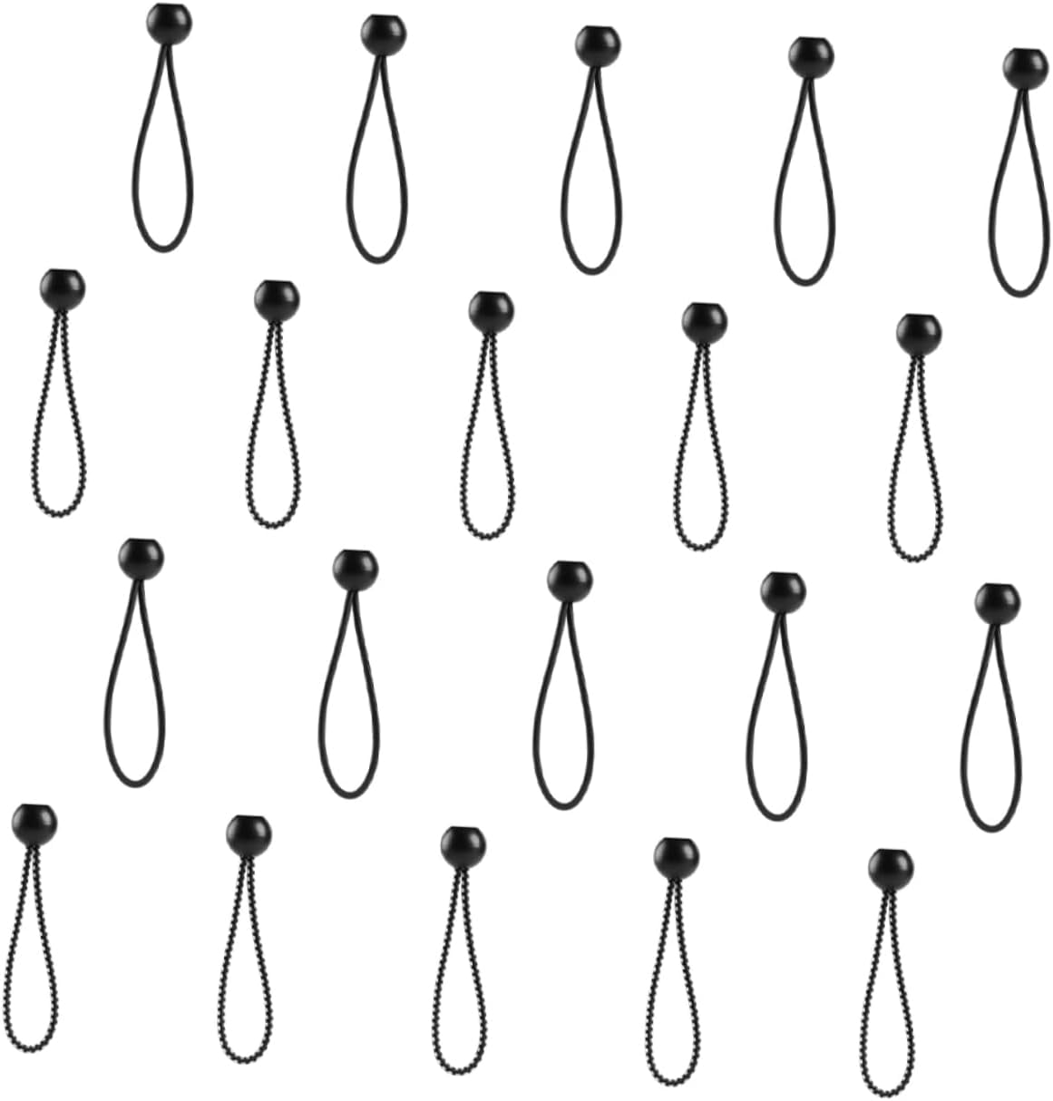 20pcs Elastic Cord Straps Heavy Duty Bungee Cords Tent for Camping ...