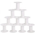 20pcs Empty Plastic Spools 2 Inch Ribbon Spool White Wire Spools Thread ...