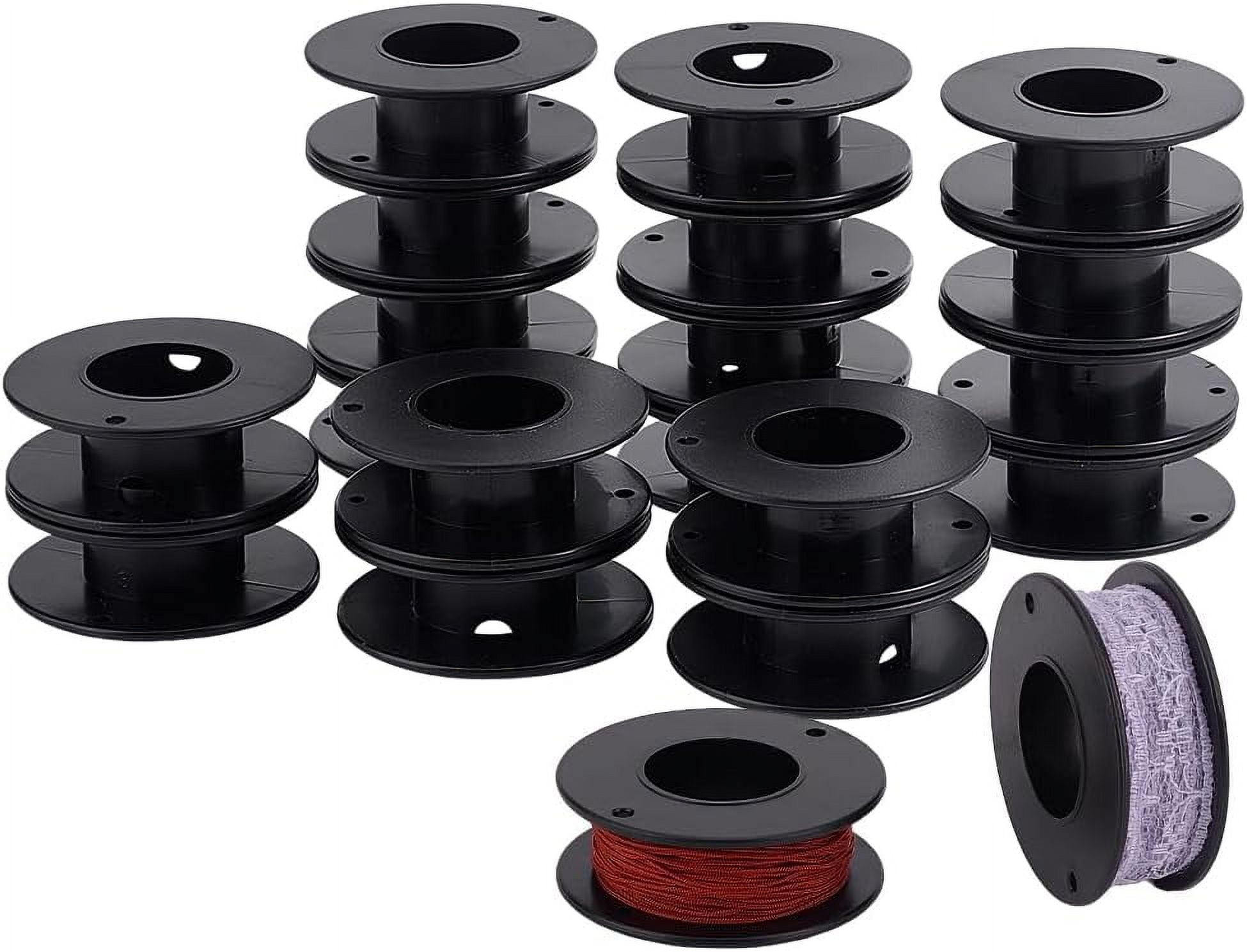 20pcs Empty Spools 2.1x0.7 inch Plastic Thread Spools Ribbon Spools ...