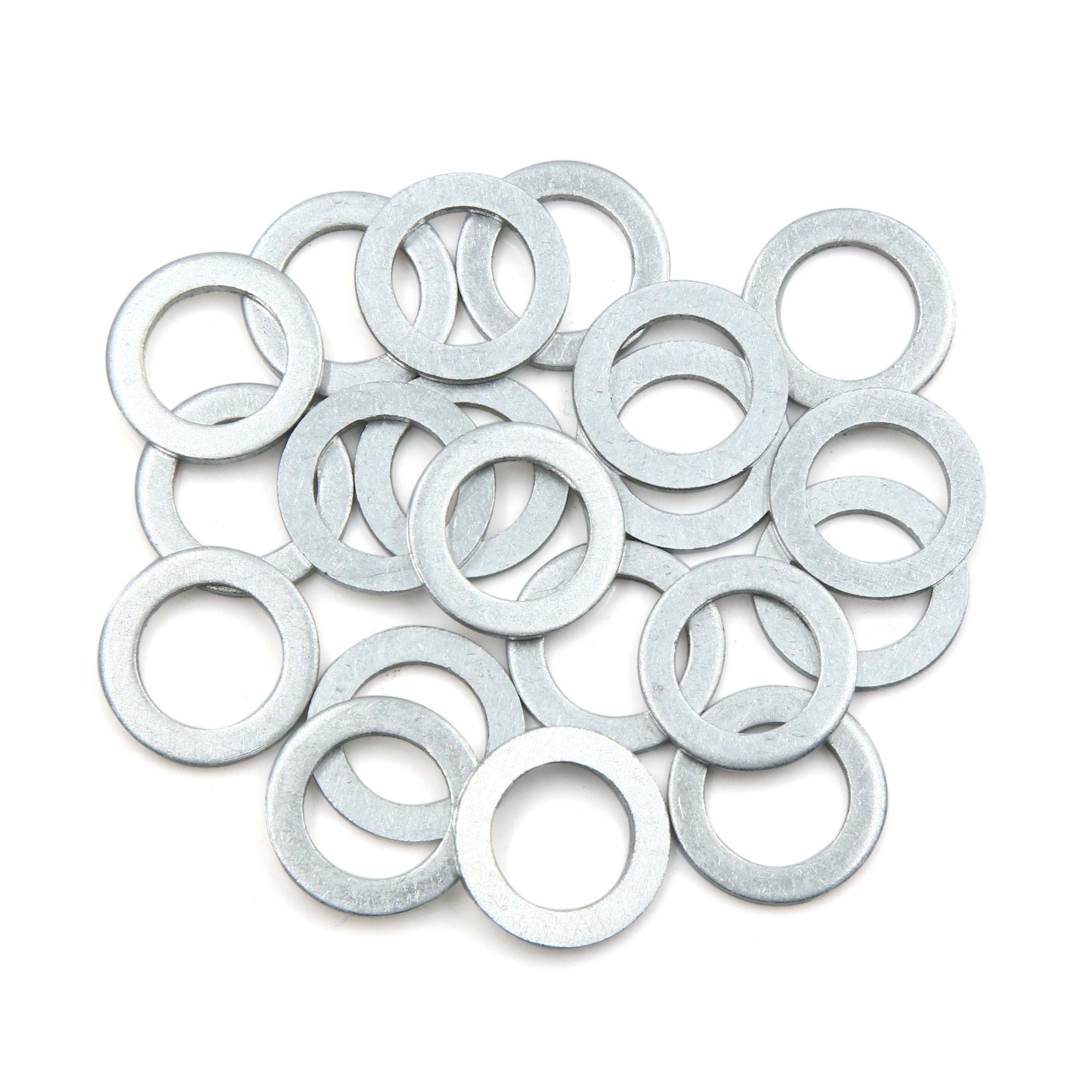 10pcs Engine Oil Crush Washers Drain Plug Gaskets 14mm ID. 20mm OD. for ...