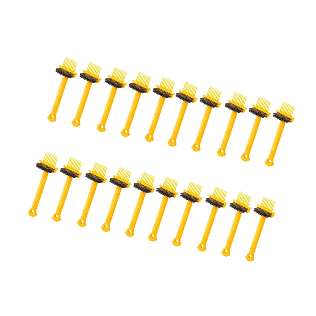 20pcs Ergonomic Comb Brush for Secure Handling Tangling Hair Embedded ...