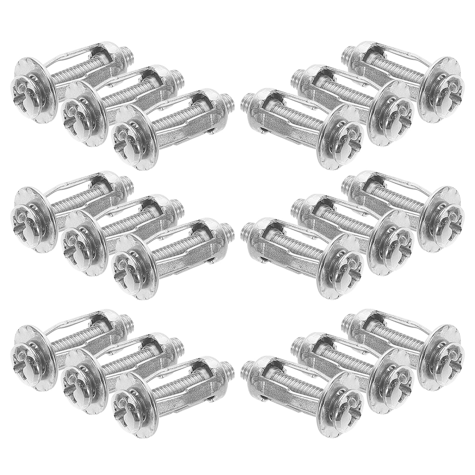 20pcs Expansion Bolts for Car License Plate Hollow Metal Rivet Nuts and ...