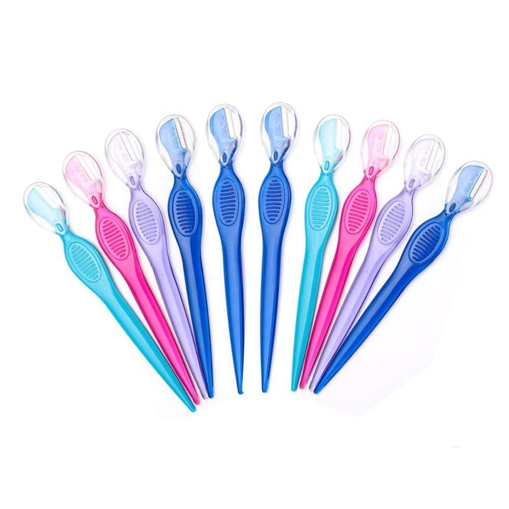 20pcs Eyebrow Razor Facial Hair Remover Eyebrow Trimmer Sharp Mini ...