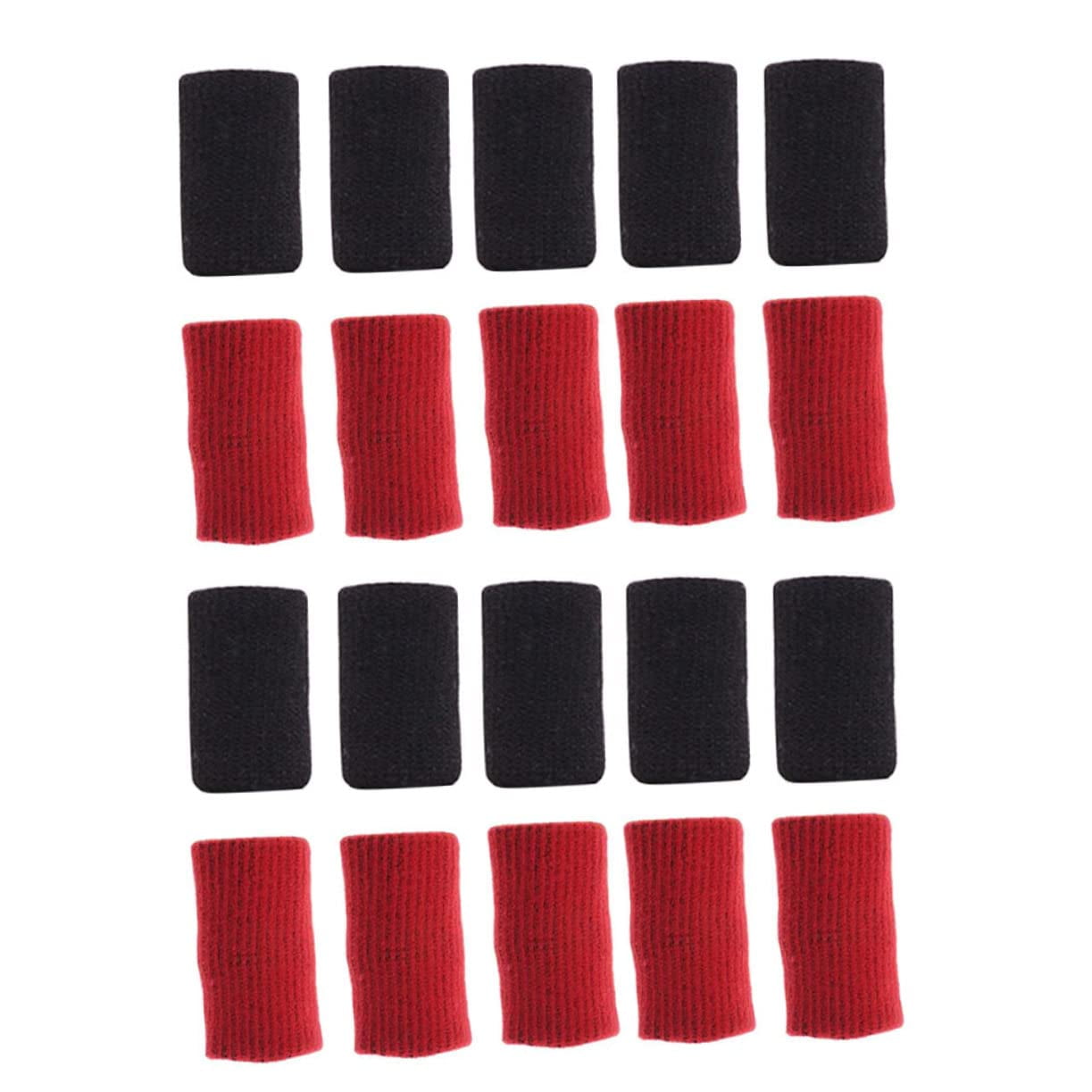 20pcs Finger Guard Thumb Brace Silicone Gel Elasto Gel Elastic Finger ...