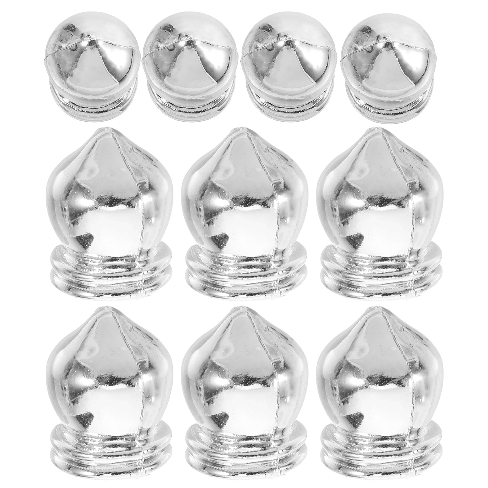 20pcs Flag Pole Ball Toppers Flag Pole Finial Topper Ornaments Plastic ...