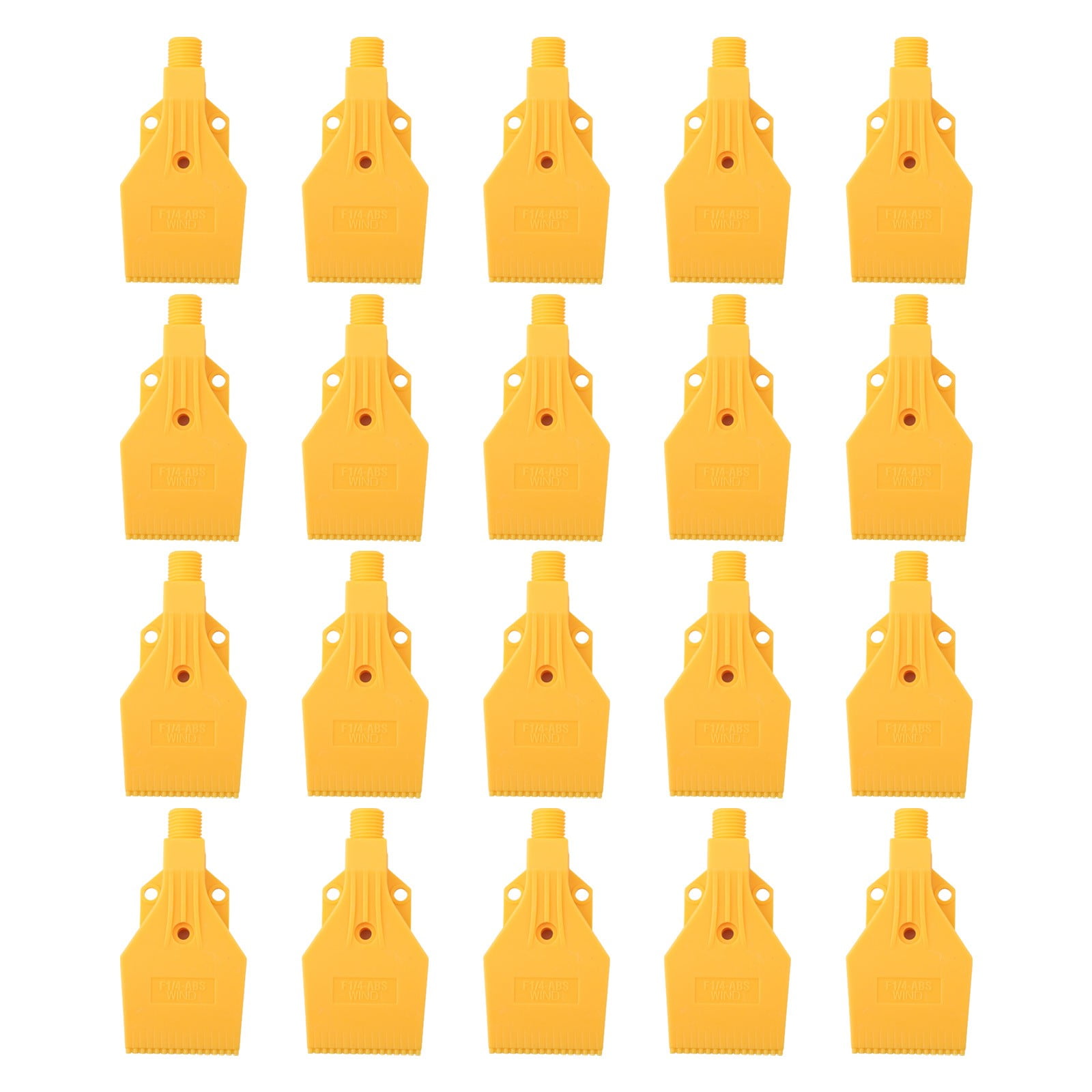 20pcs Flat Wind Jet Air Blower Air Spray Nozzles Spraying 3 Holes Male ...