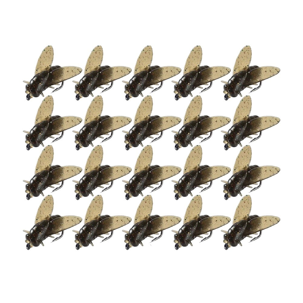 20pcs Fly Fishing Fly Soft Bait Add Fish Attractant Fish Gear For ...