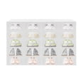 20pcs Foldable Shoe Storage Boxes, Transparent Stackable PP Plastic ...