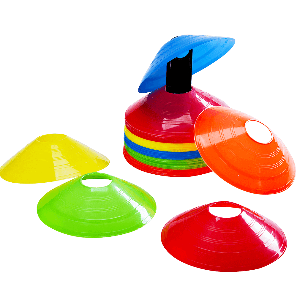 20pcs Football Cones Training Marker Sports Markers Disc Soccer Rugby ...